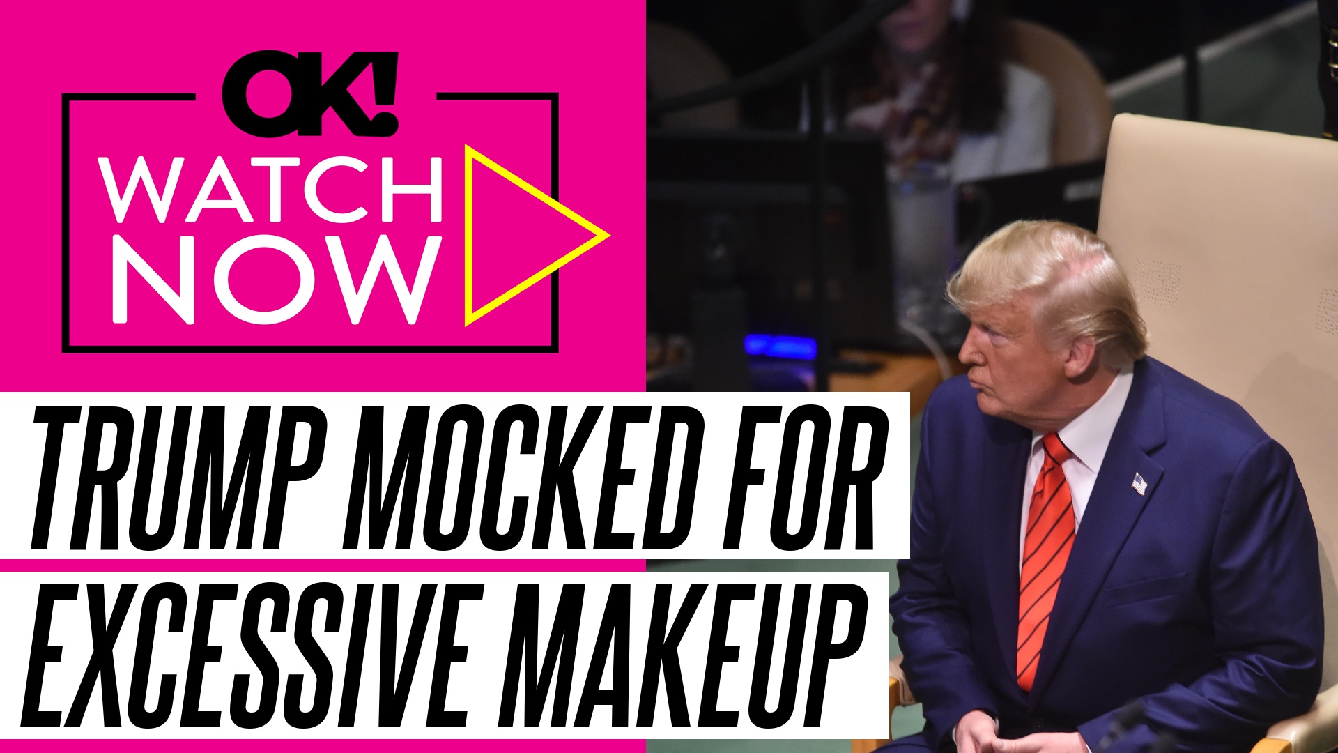 Donald Trump Ridiculed for Wearing Too Much Makeup During 'Liberation ...