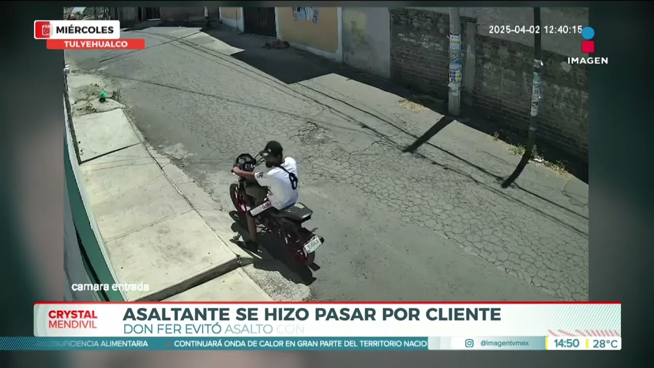 Con un machete, fue como don Fernando evito un asalto a su papelería ...