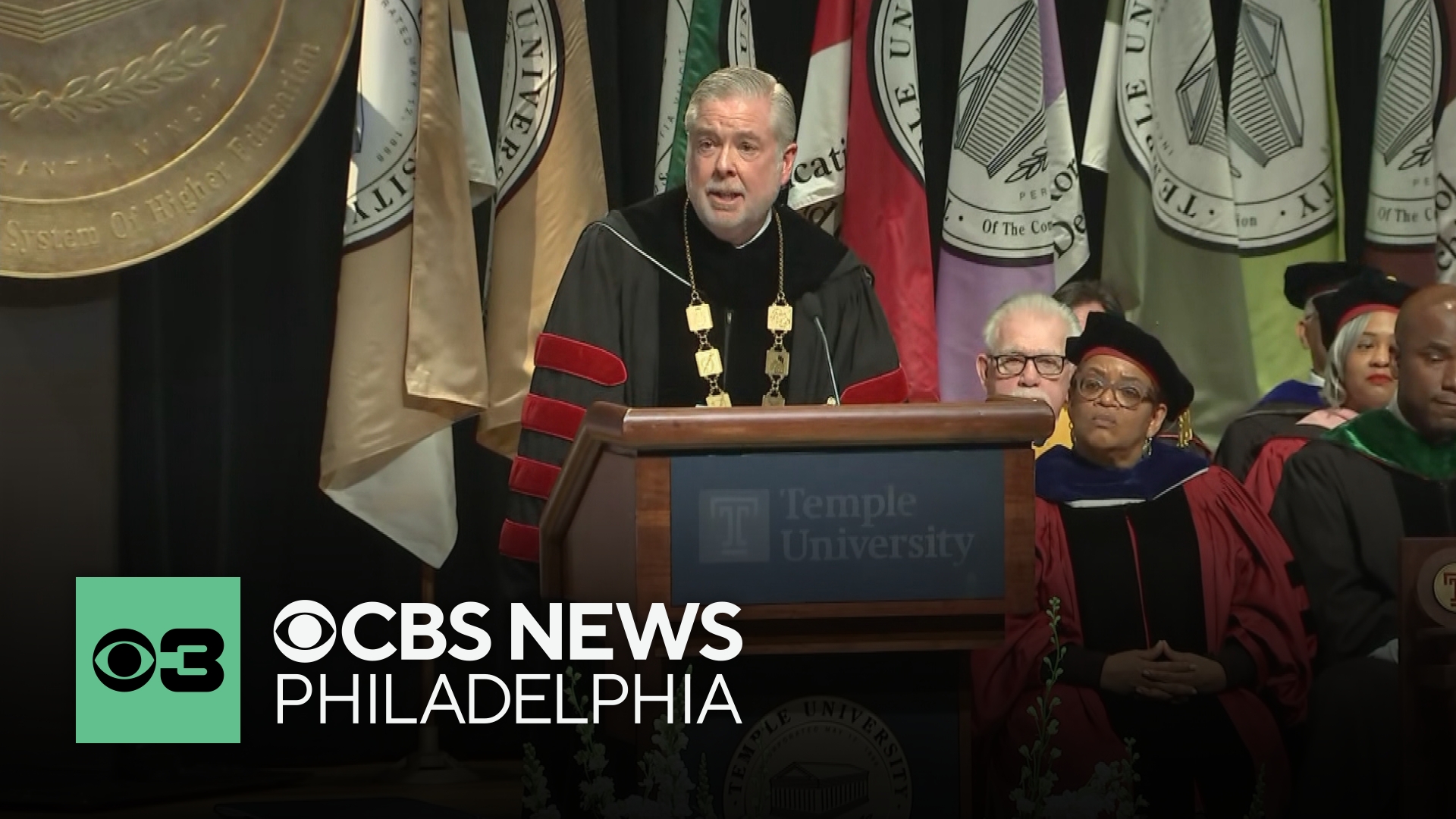 Temple University holds investiture ceremony for new school president ...