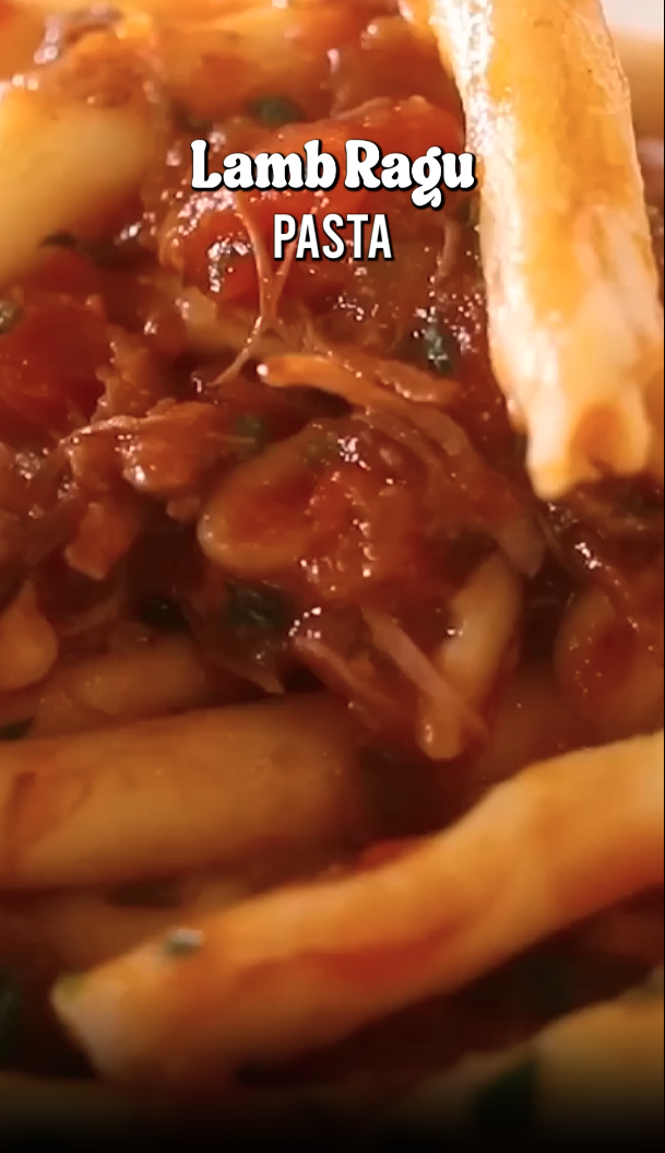 Lamb Ragu Pasta with Rich and Intense Flavours