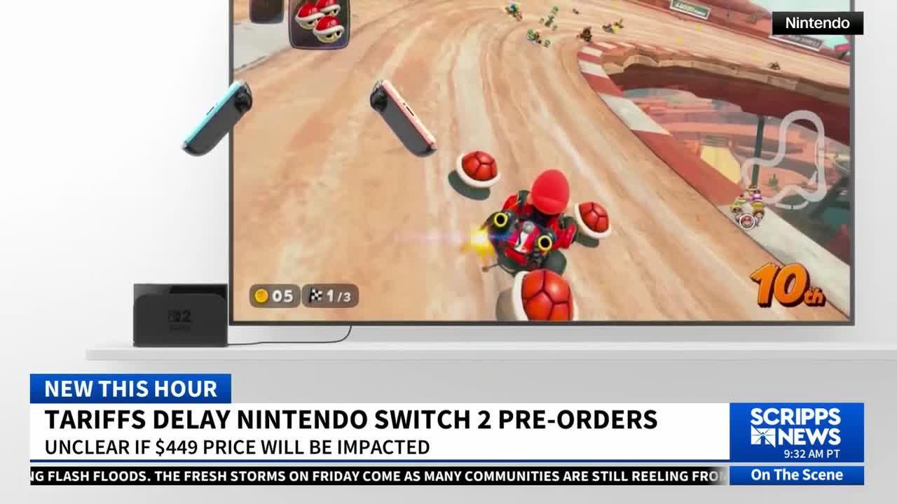 Tariff announcement delays pre-orders for anticipated Nintendo Switch 2
