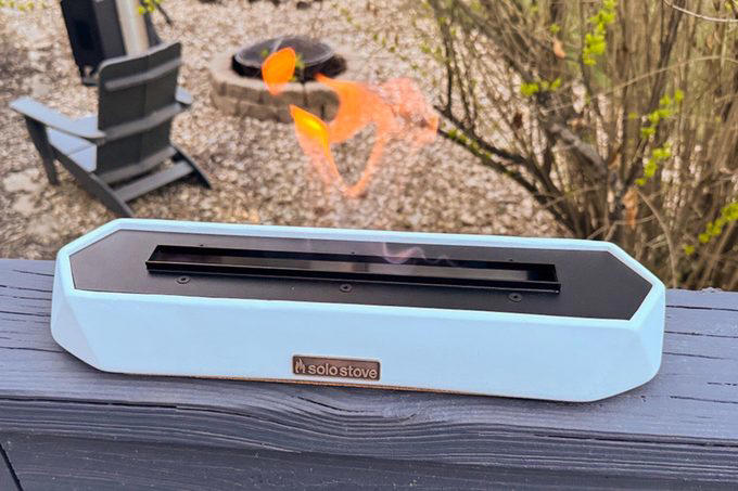 This Solo Stove Tabletop Fire Pit Can Be Used Indoors and Outdoors