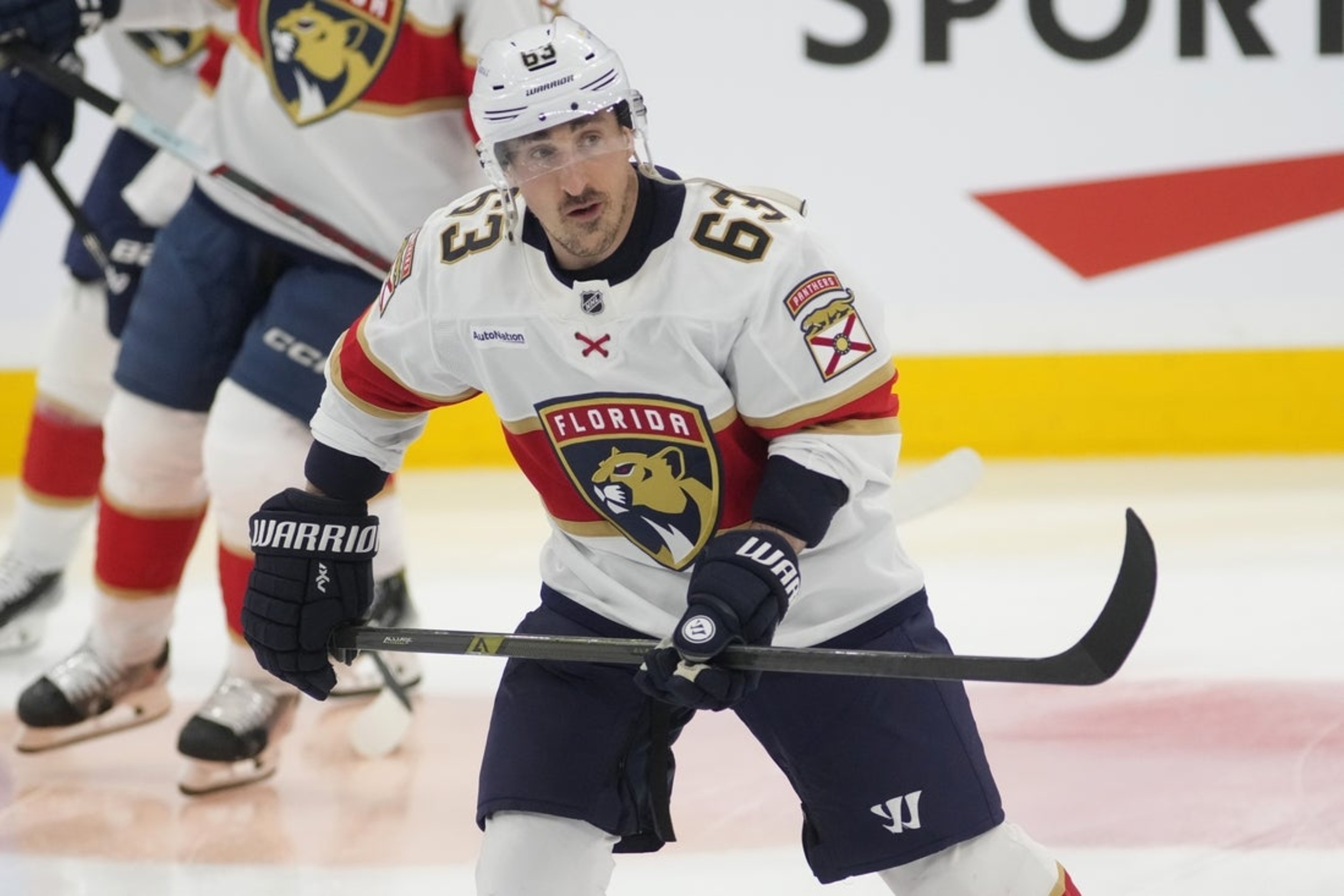 Brad Marchand still finding footing as Panthers visit Sens