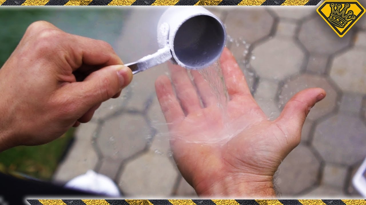 How quickly liquid nitrogen can freeze human skin