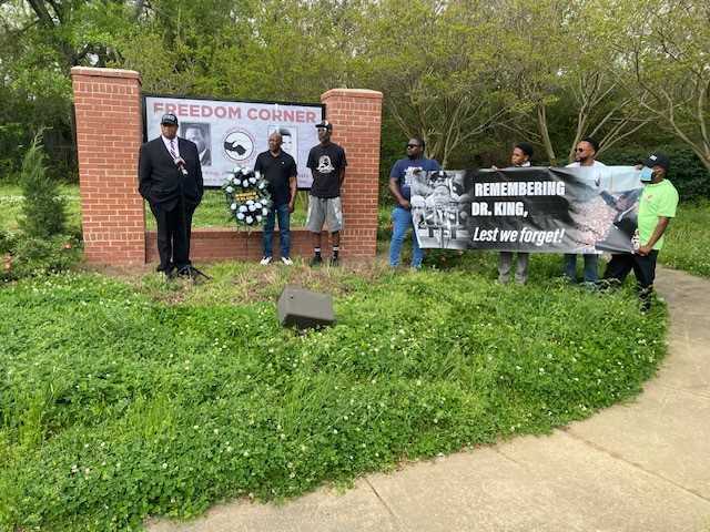 Councilman Stokes lays wreath to honor MLK 57 years after assassination