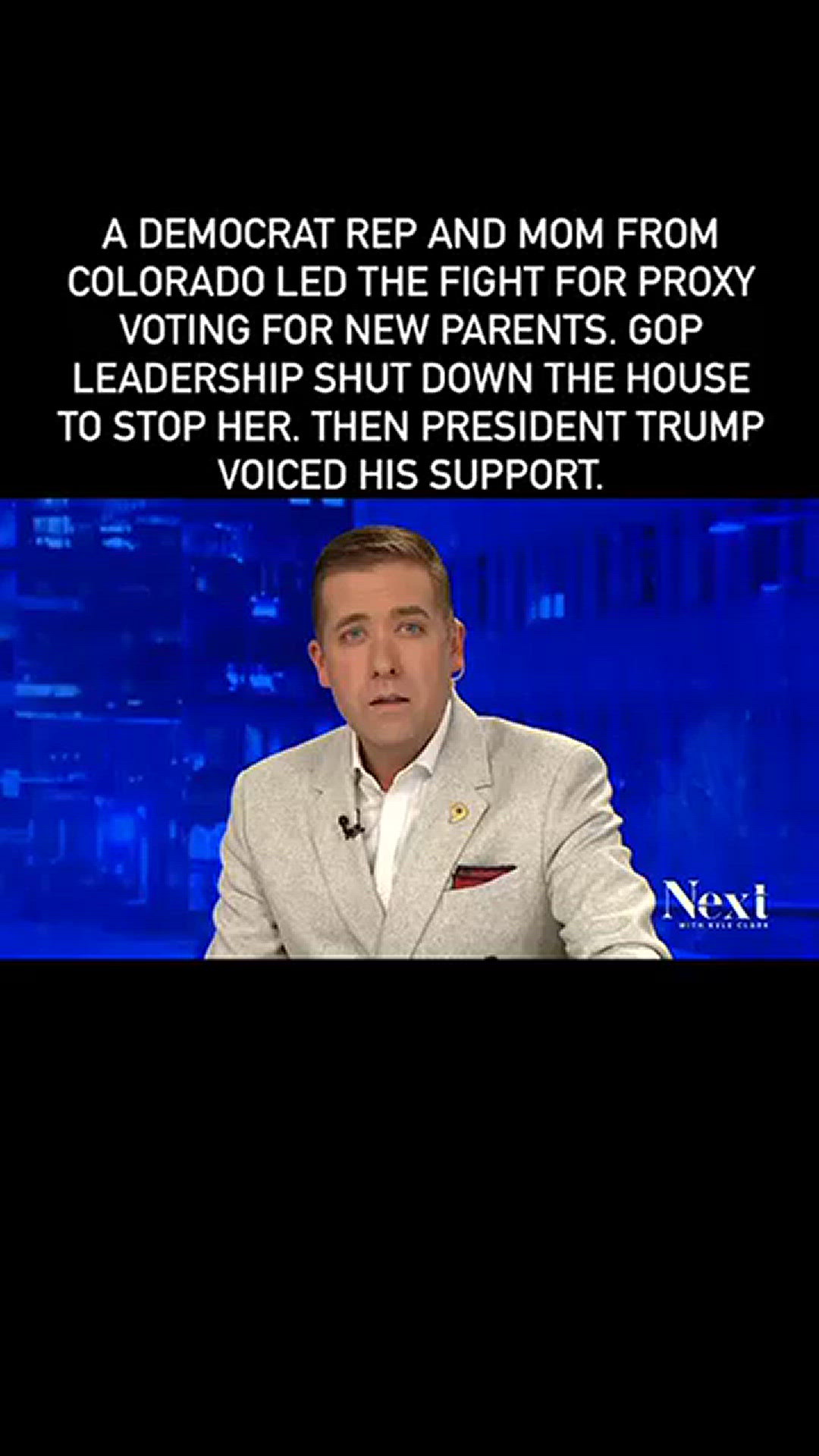 Trump’s sudden support for proxy voting for new parents