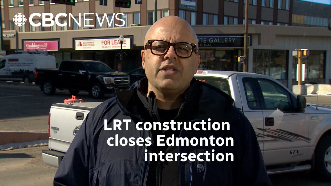 Edmonton LRT contruction will close a busy intersection for months