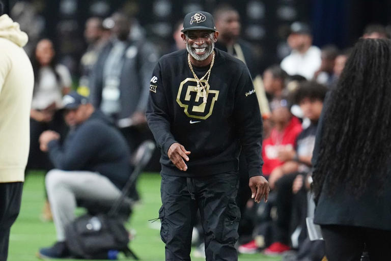 Shilo Sanders comes up 1/10 of a second short of car gift from Deion in ...