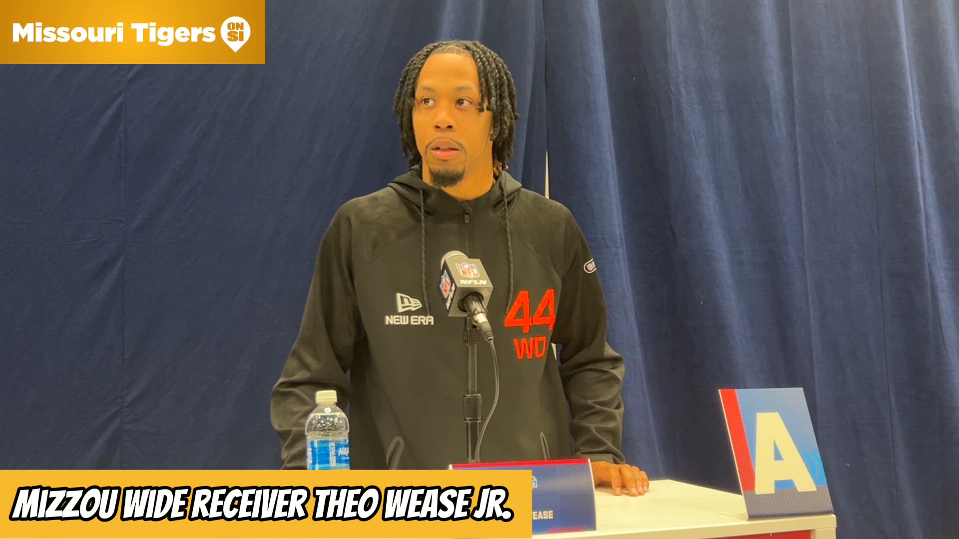 Mizzou Wide Receiver Theo Wease Jr. at 2025 NFL Combine