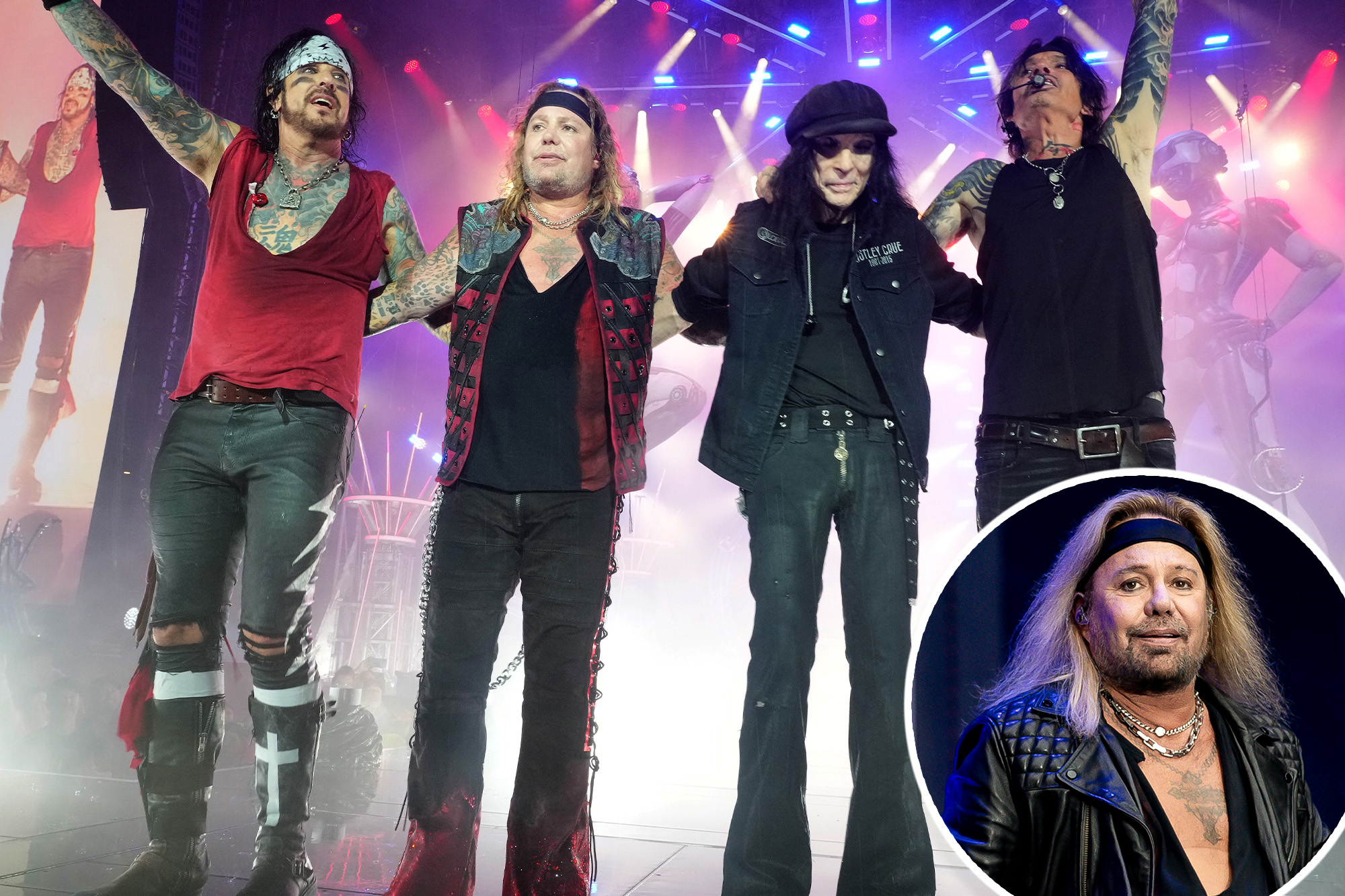 Mötley Crüe forced to cancel festival date over frontman Vince Neil’s ...