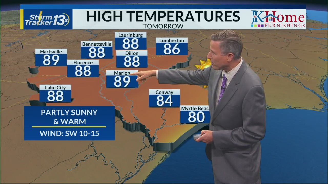 Very warm weather for the weekend