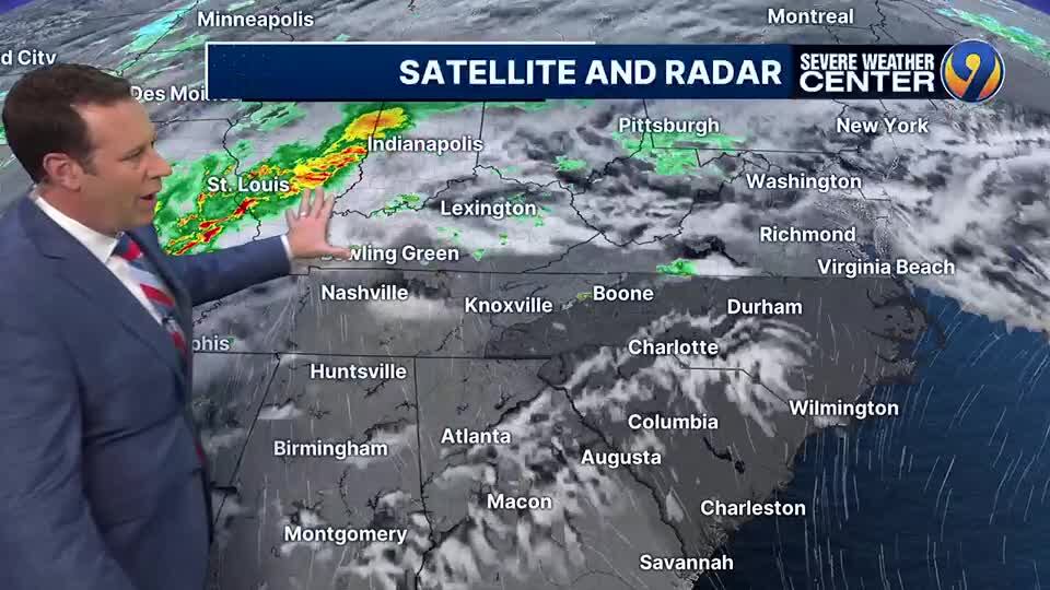 Friday night's forecast with Meteorologist Keith Monday