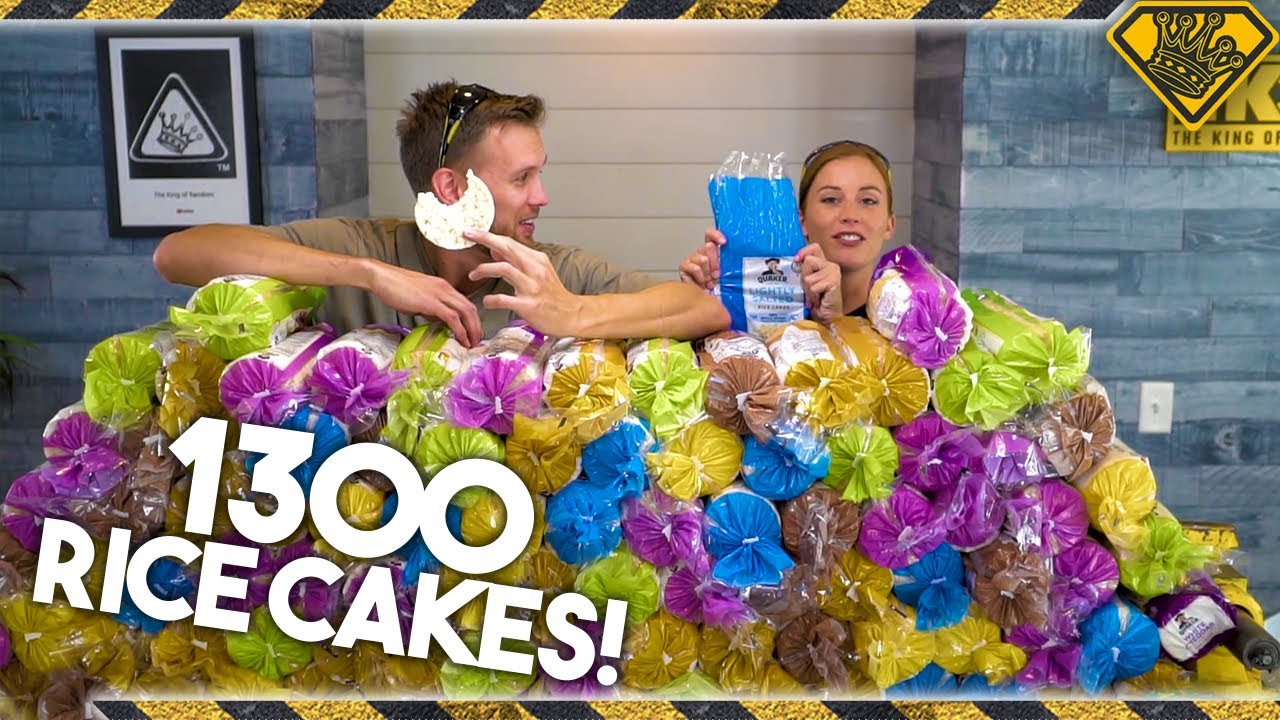 Can A Raft Made Of Rice Cakes Actually Float? Watch