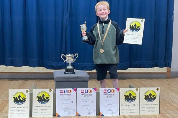 Stage sensations: Maxwell and Isabella wow Wensleydale judges