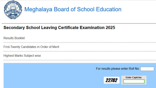 MBOSE SSLC Result 2025 OUT Live: Meghalaya Class 10 toppers' list ...