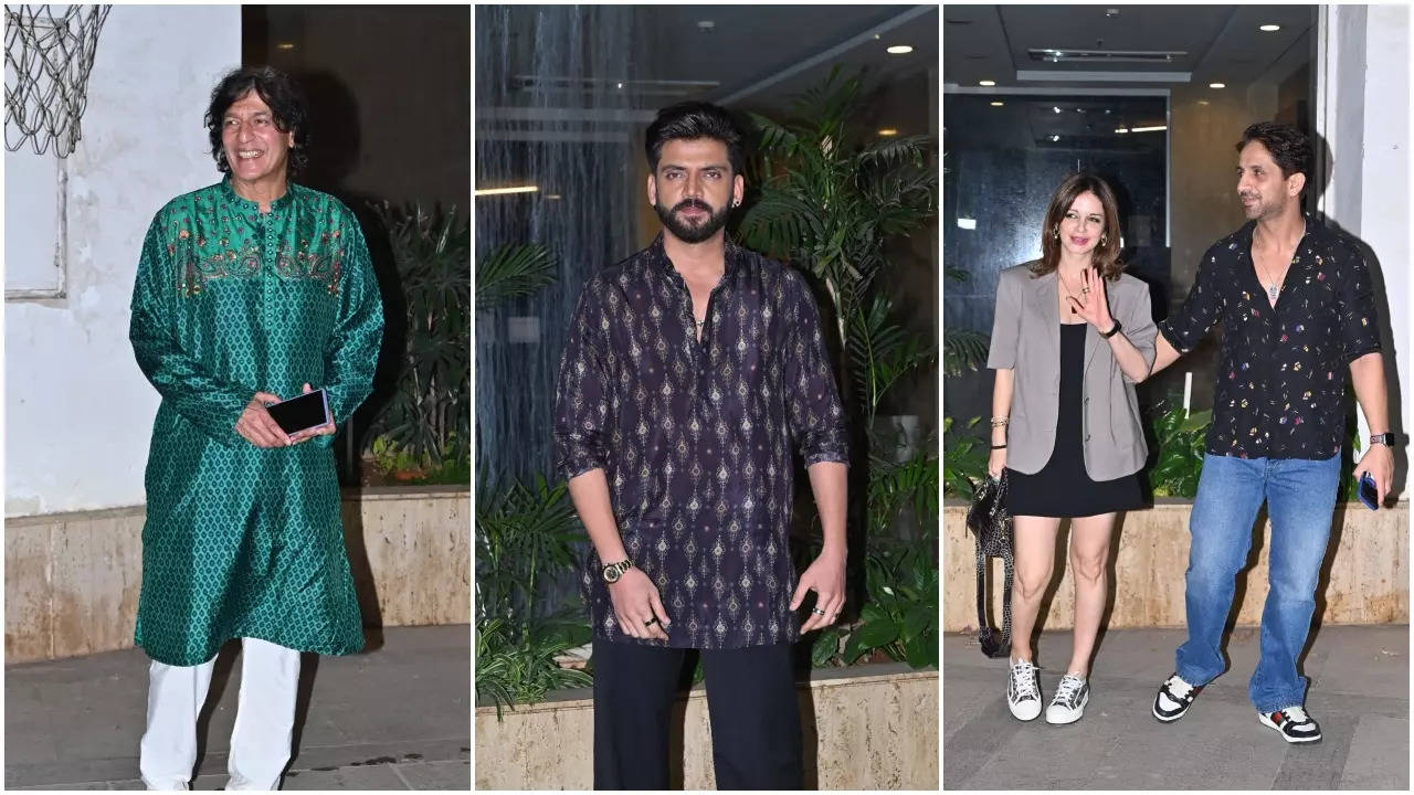 Huma Qureshi's Eid party; Chunky Pandey, Sussanne Khan, Zaheer Iqbal ...