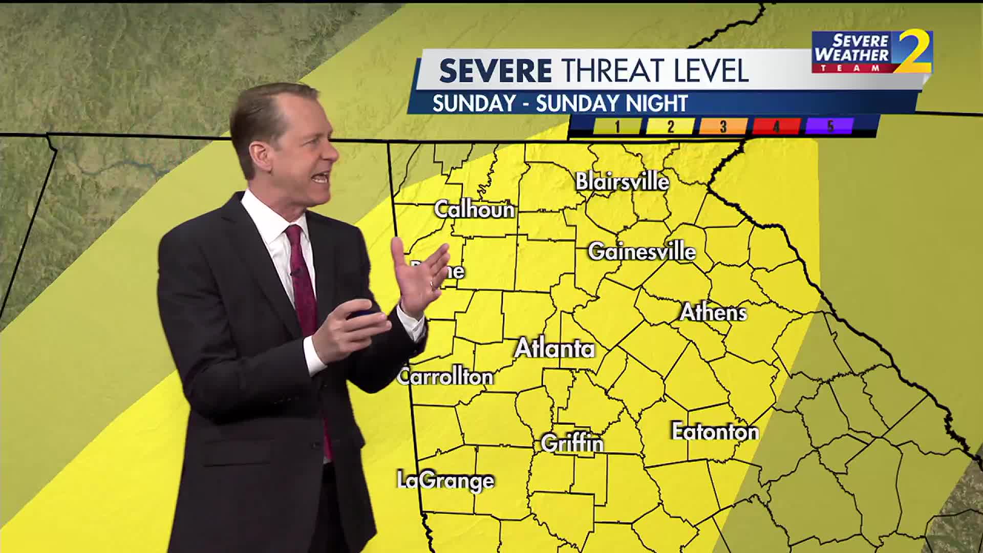 Severe weather threat arrives this weekend