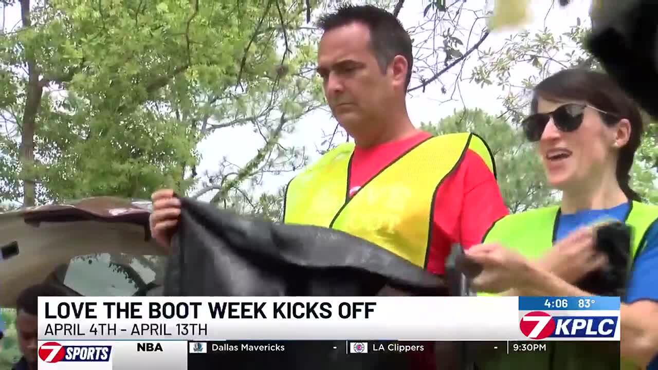 Love the Boot Week litter removal kicks off; lasts through April 13