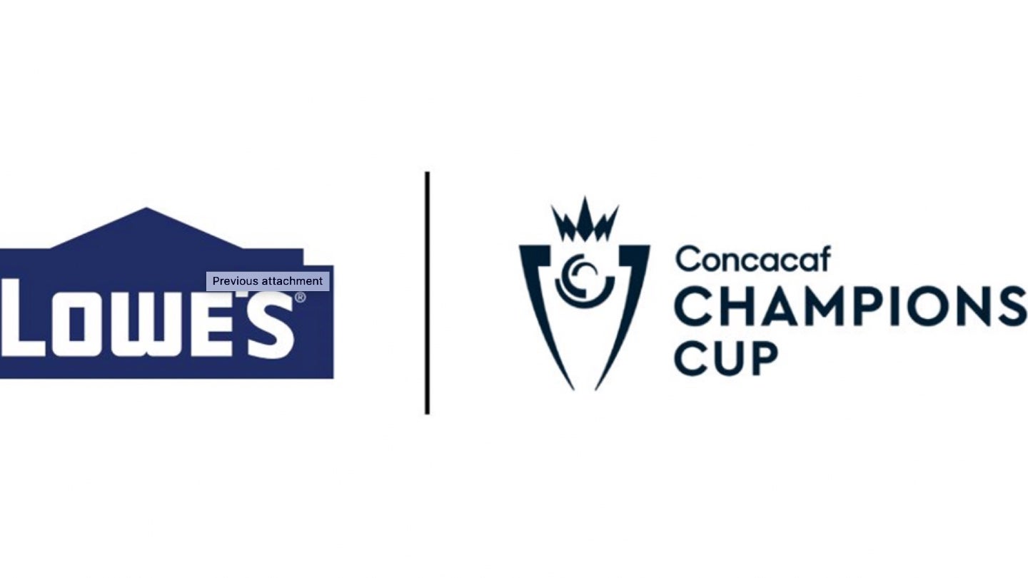 Concacaf and Lowe’s in Champions Cup sponsorship deal