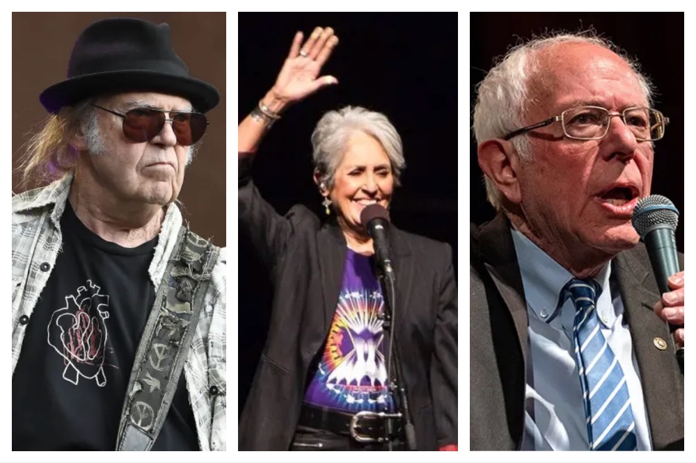 Neil Young, Joan Baez, Maggie Rogers Joining Bernie Sanders and ...