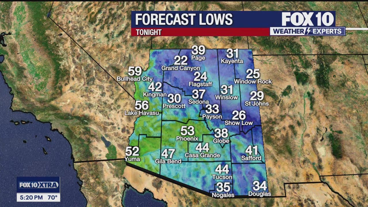 Arizona weather forecast: Temps warming up into the 80s this weekend
