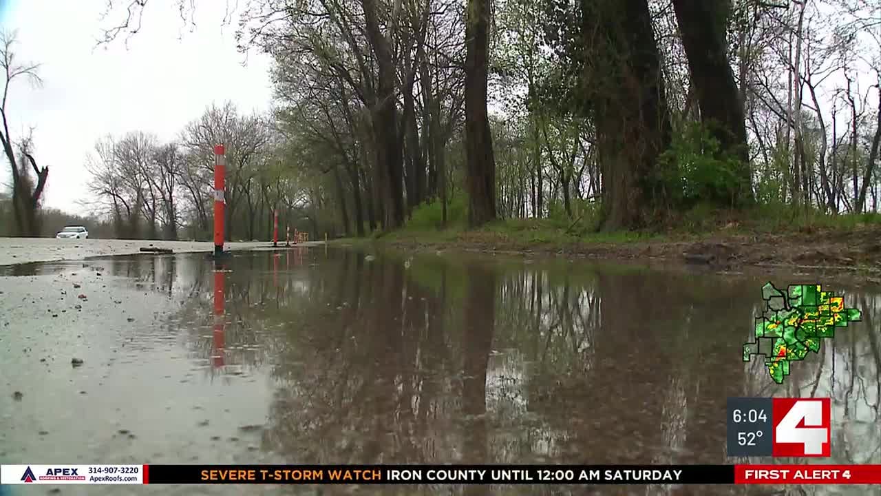 Communities Brace for Flooding as Rain Swells Meramec River