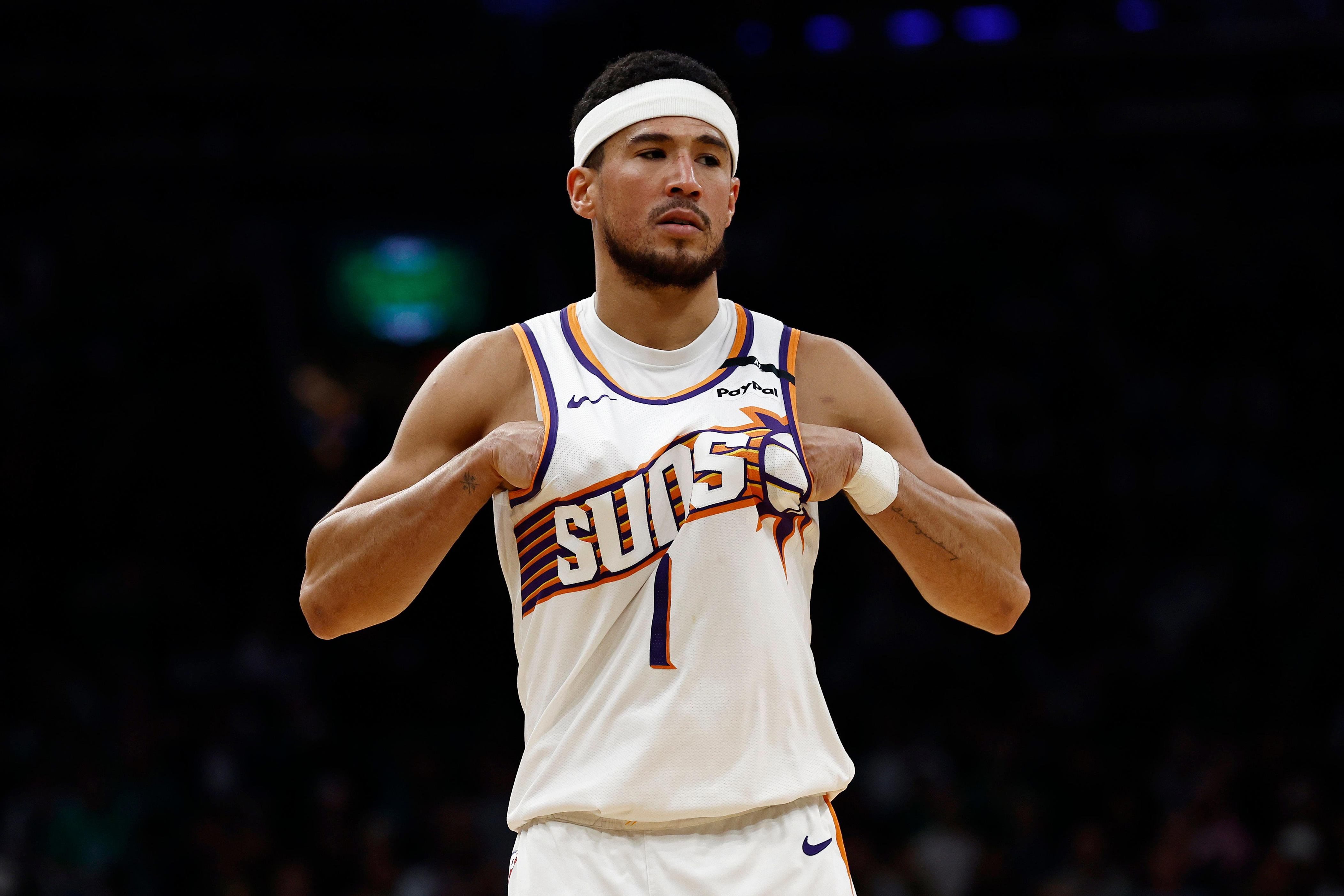 Devin Booker unveils his Nike Book 1, Chevrolet shoe edition in Arizona ...