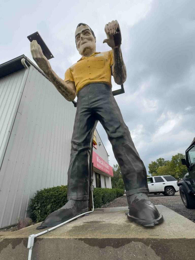 10 quirky muffler men statues that will make you pull over