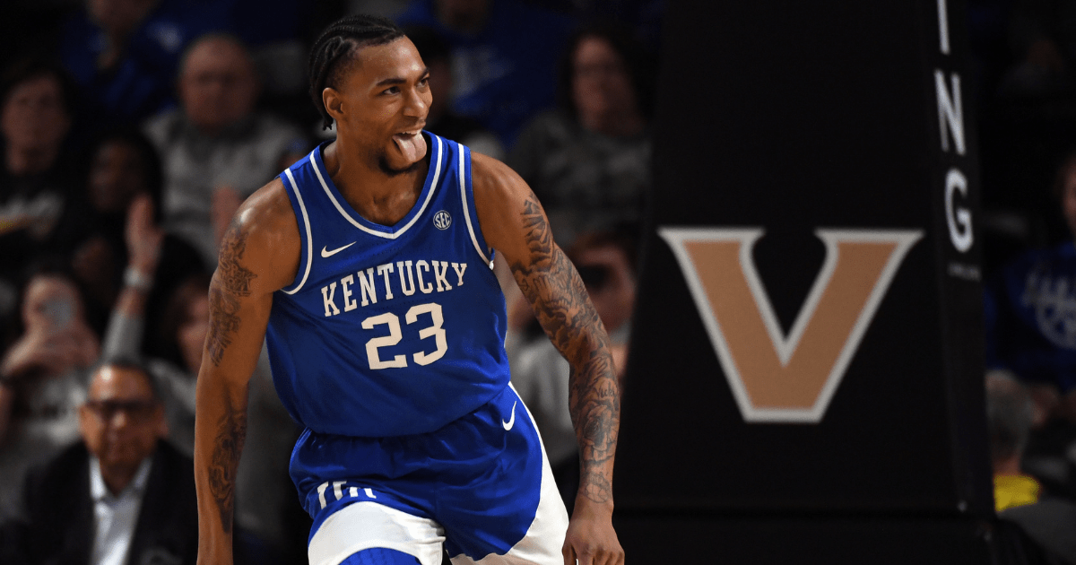 Former Kentucky forward Jordan Burks back in the transfer portal