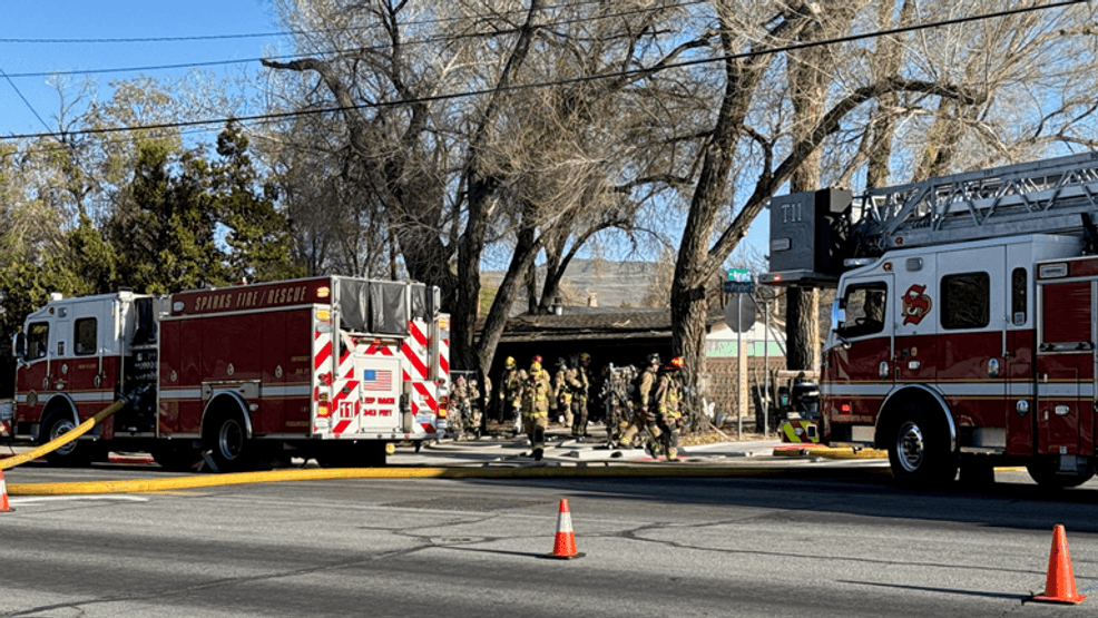 Sparks Fire Department closes Prater Way to tackle structure fire