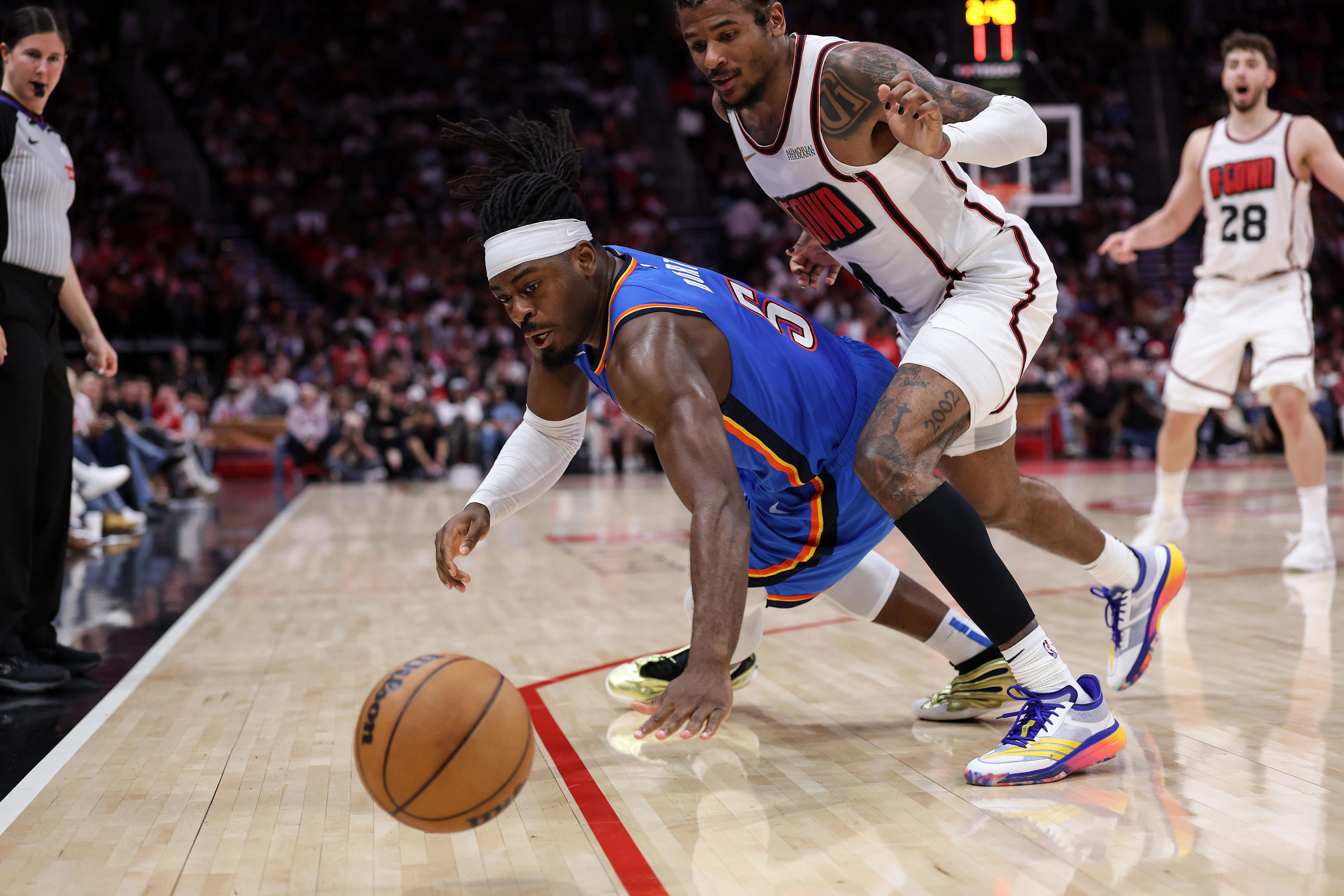 OKC Thunder win streak ends at 11 games as Jalen Green, Rockets roll in ...