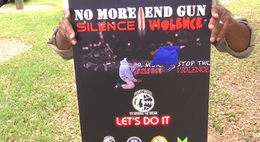 Mobile community gathers to call for end of gun violence on 57th ...
