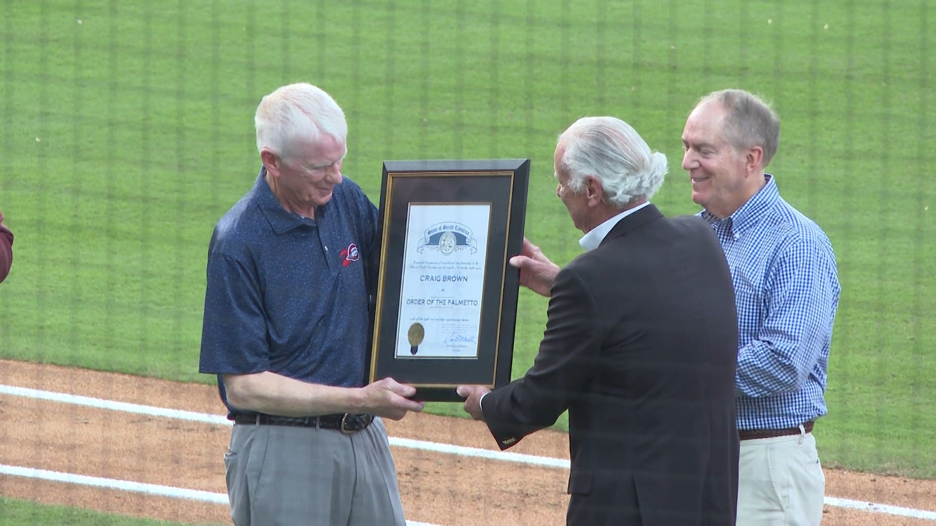 Greenville Drive owner Craig Brown receives South Carolina's highest honor