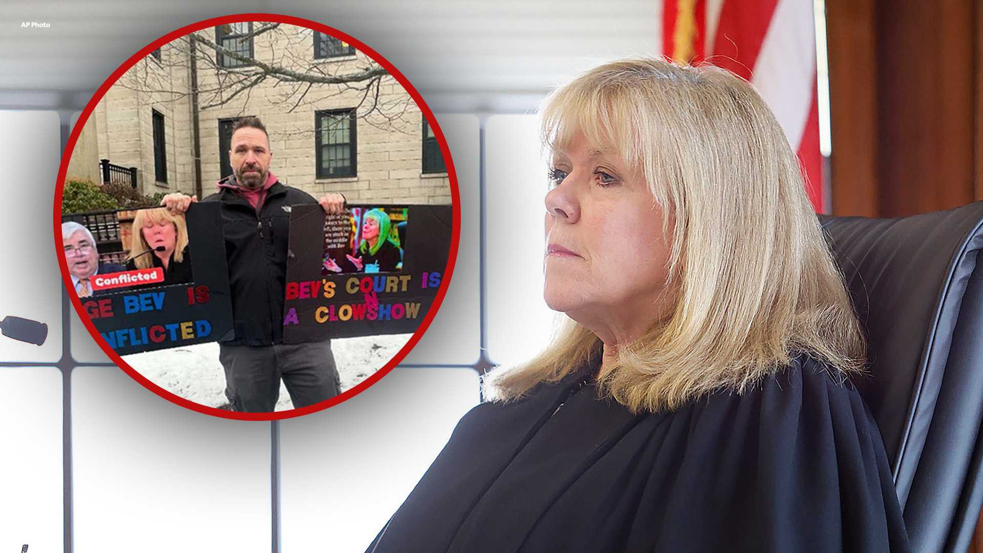 Mass. residents sue Karen Read judge over buffer zone around Dedham ...