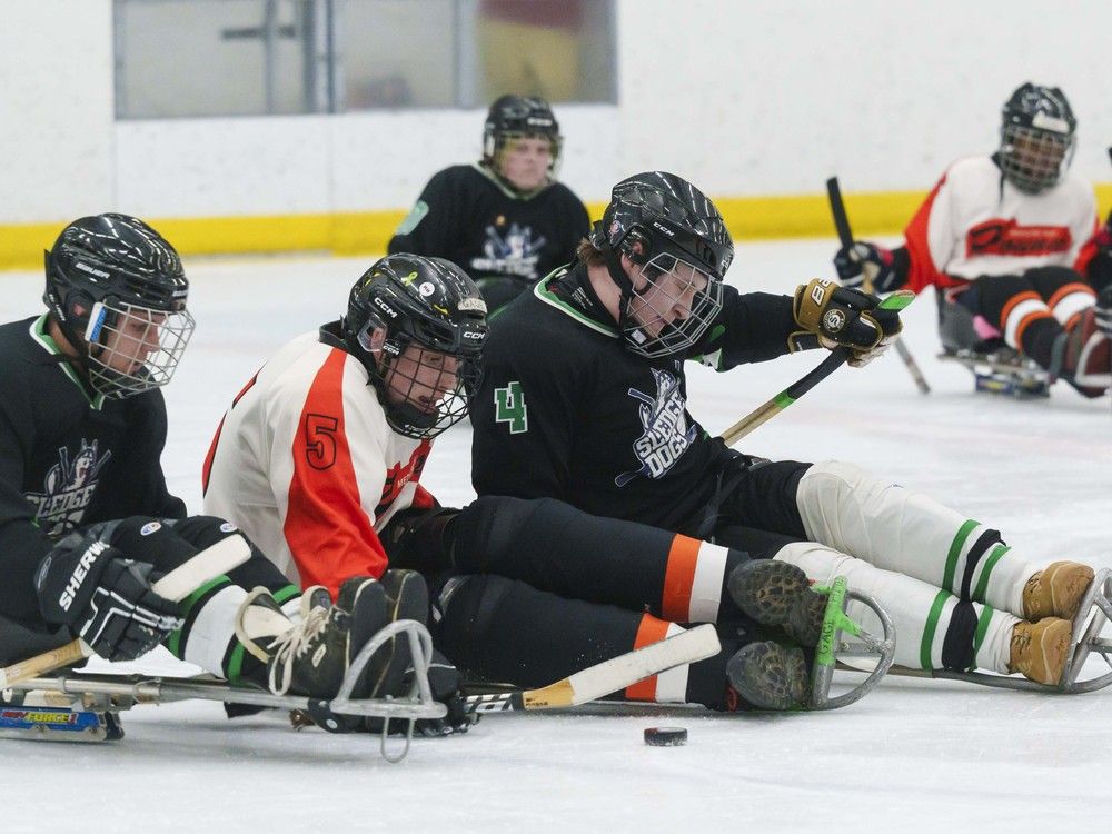 Western Canadian tournament at WinSport showcases joy of sledge hockey