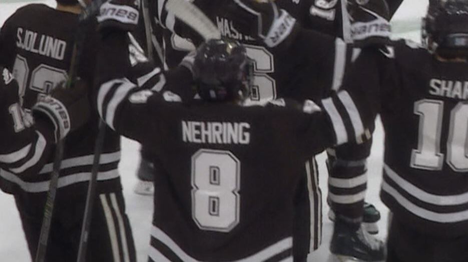Minot-born Zach Nehring reaches Frozen Four with Western Michigan