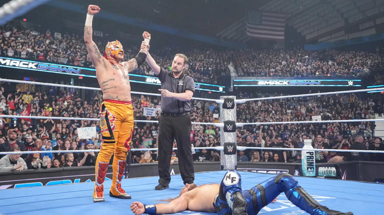Ex-AEW Star Rey Fenix Beats NXT Tag Champ Nathan Frazer In Mutual WWE SmackDown Debut