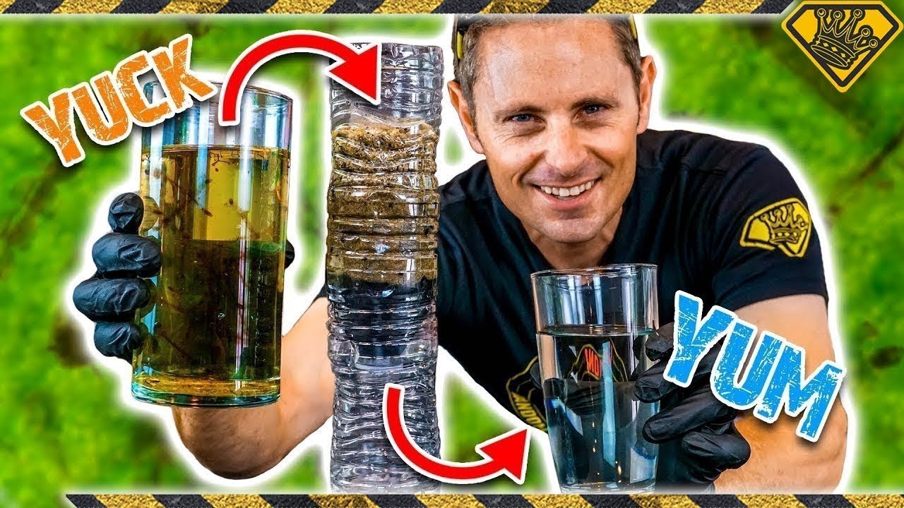 DIY Swamp Water Filter to Save on Bottled Water