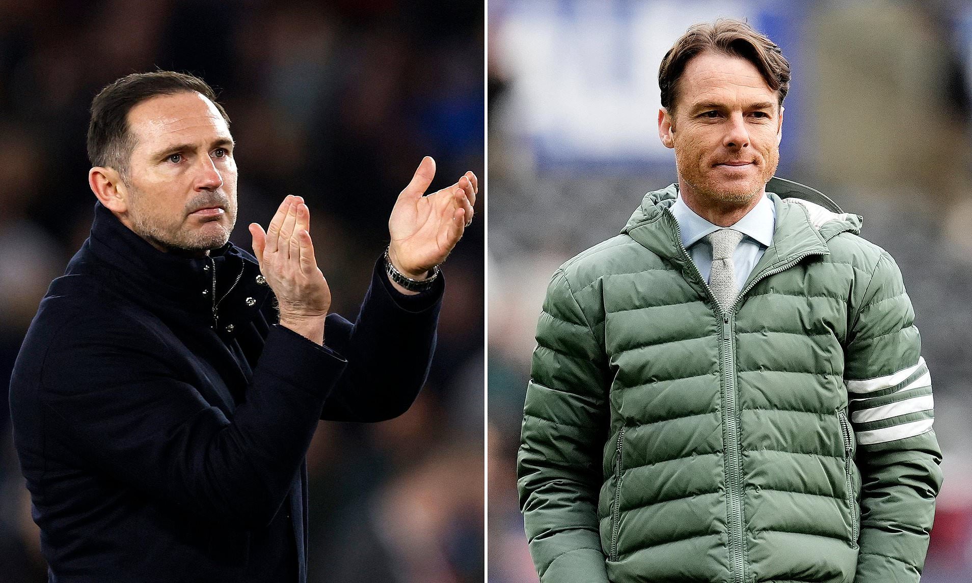 Frank Lampard takes on friend and former team-mate Scott Parker in ...