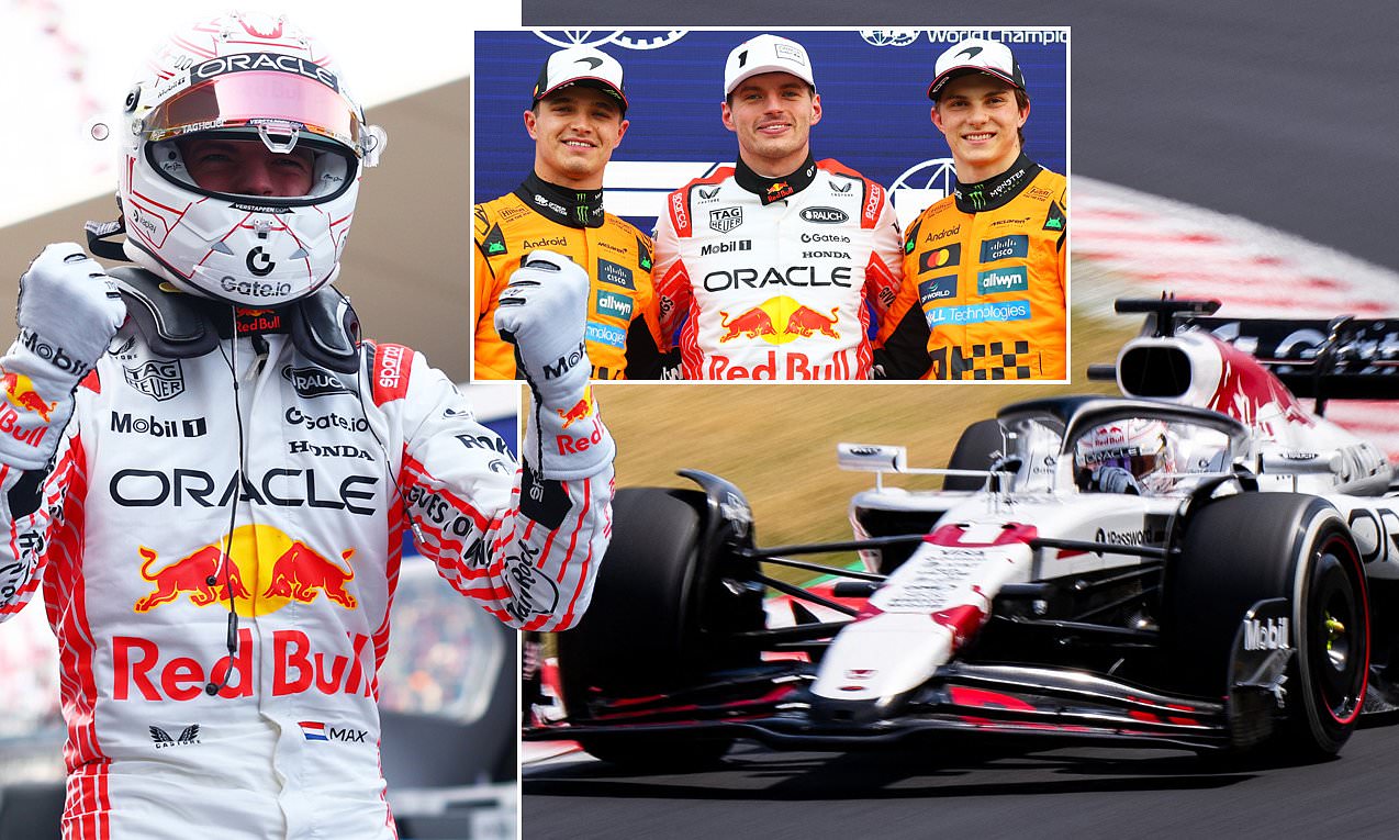 Max Verstappen produces 'insane' lap record to stun McLaren and take ...