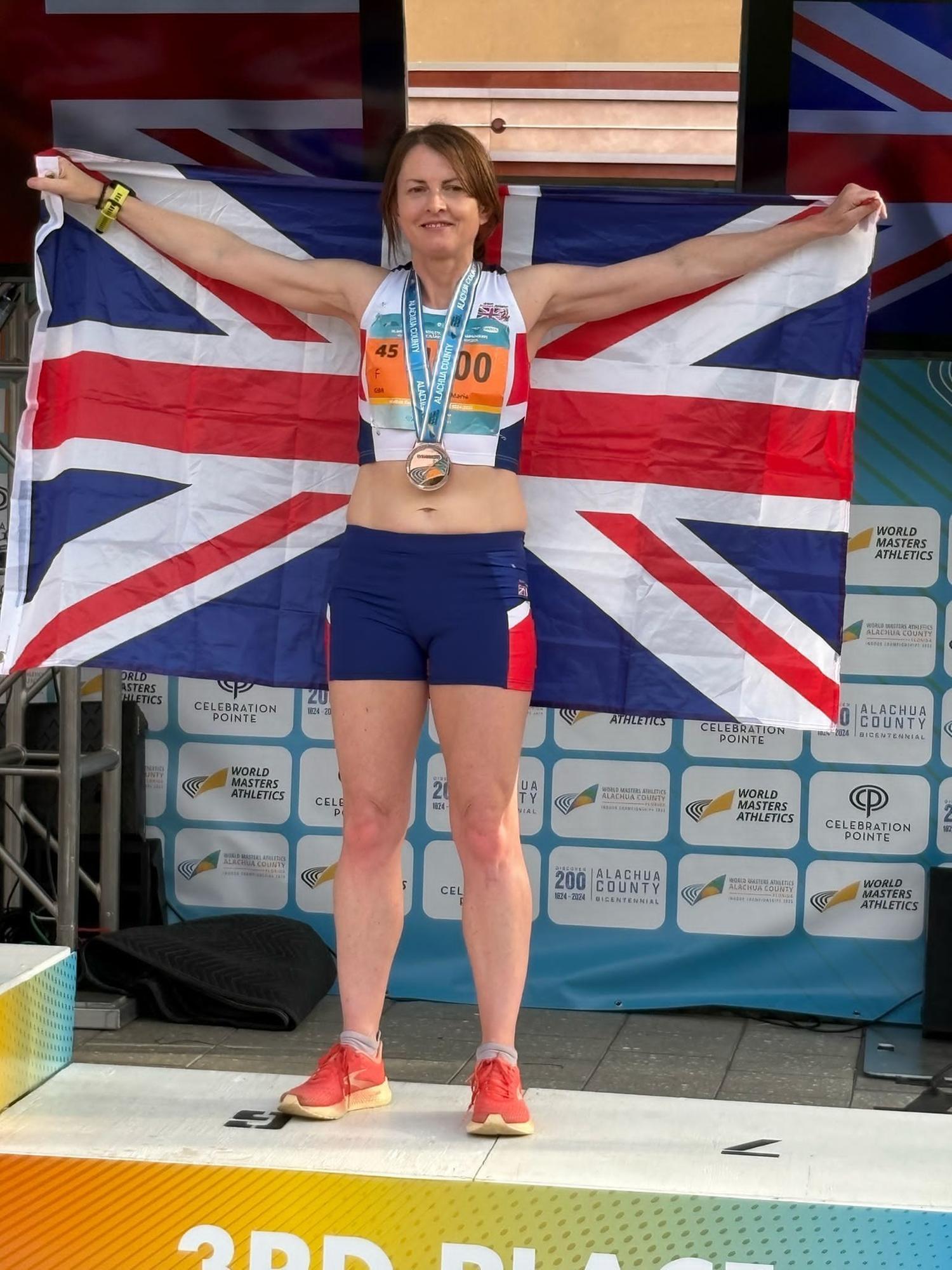Corby's Maria Shaw grabs 800m bronze medal at World Masters Indoor ...