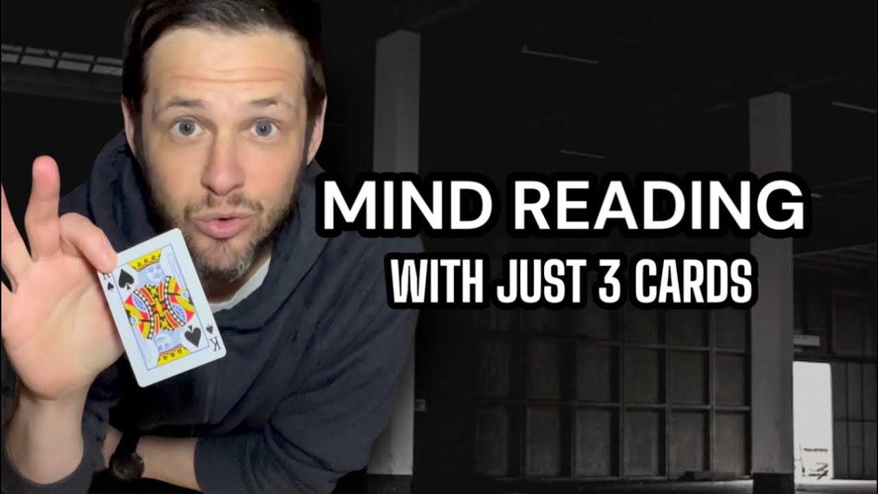Mind Reading with 3 Cards – Easy Magic Trick Tutorial for Beginners