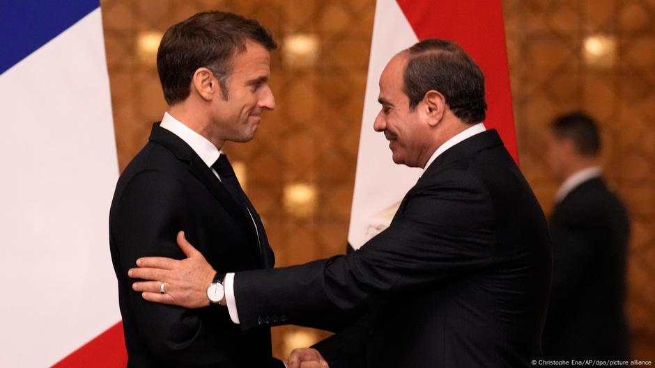 Macron eyes progress on Middle East peace during Egypt trip