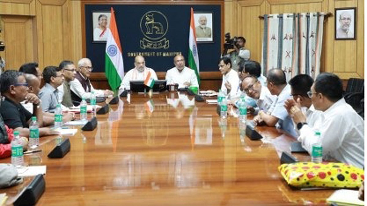 Government holds meeting with Meitei-Kuki groups on Manipur conflict ...