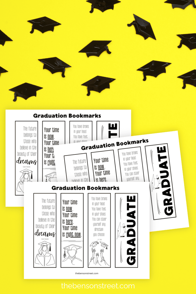 Free Printable Graduation Bookmarks: Graduate Gift Idea