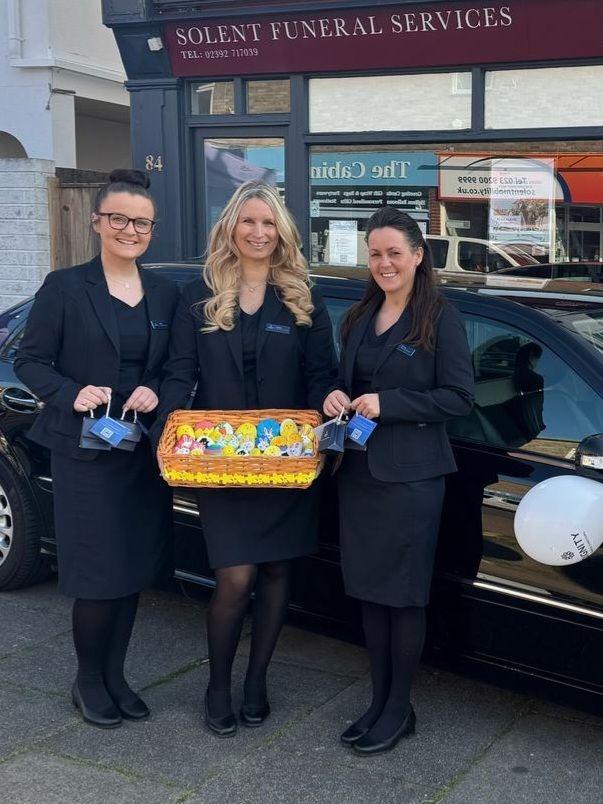 Easter rock hunt organised by local funeral directors