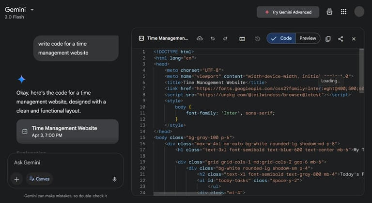 How to Use Gemini Canvas for Free