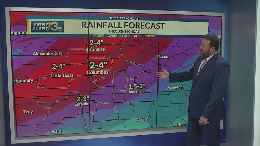 Warm & Dry Today, Showers & Storms Sunday (Weather Aware)!
