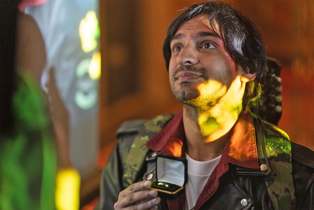 Yes, Jonathan Groff did spit in Karan Soni’s face a little during ...