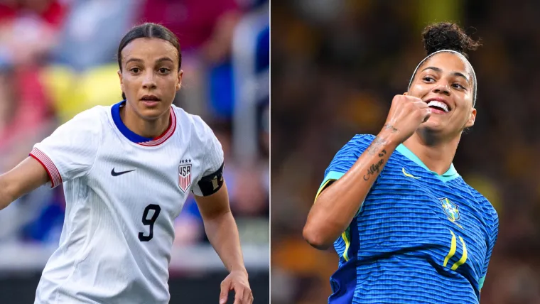 Where to watch USWNT vs. Brazil live stream, TV channel, start time for ...